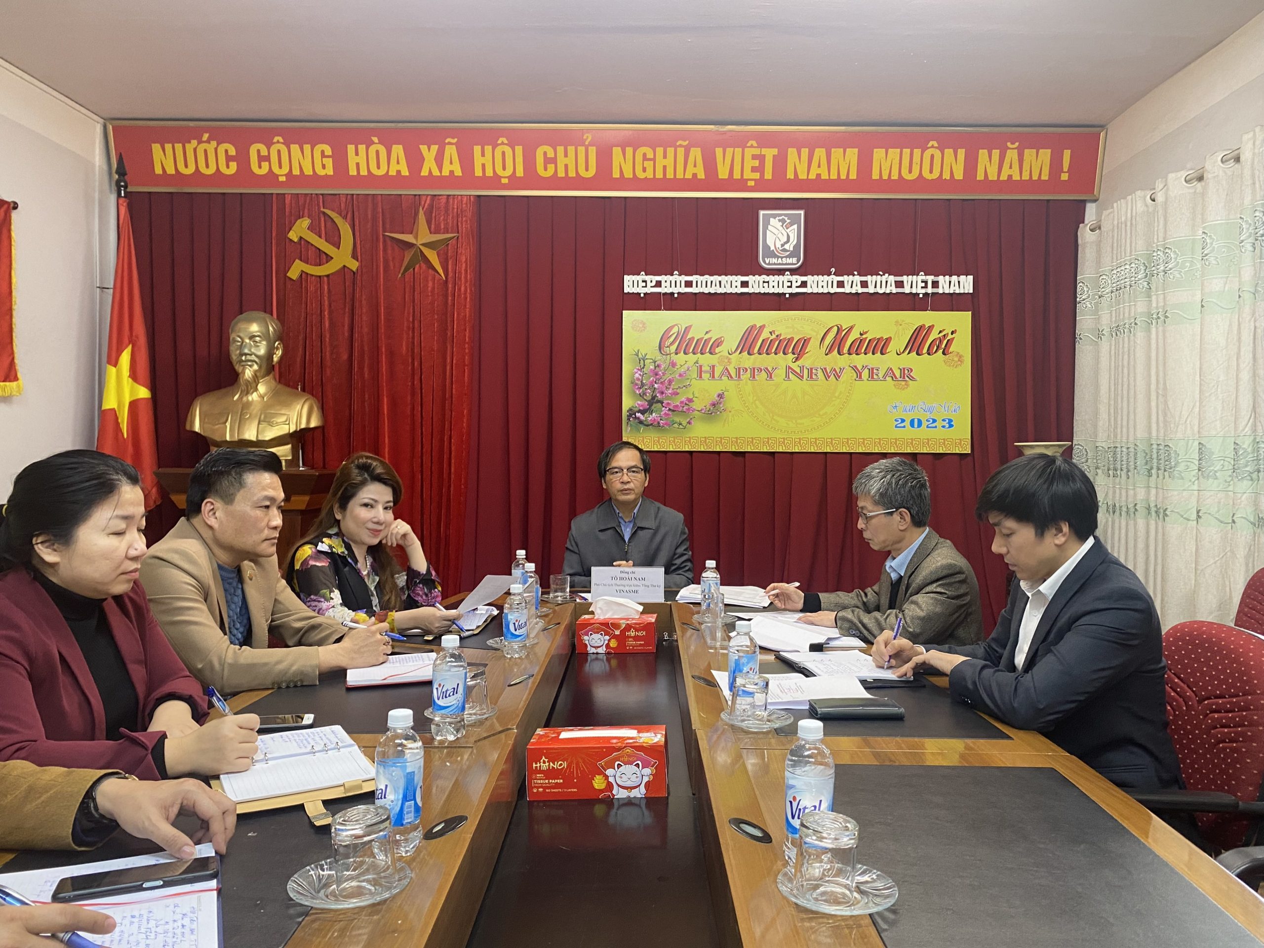 VINASME tổ chức phiên họp Tiểu ban Tuyên truyền, Hậu cần và Lể tân phục ...